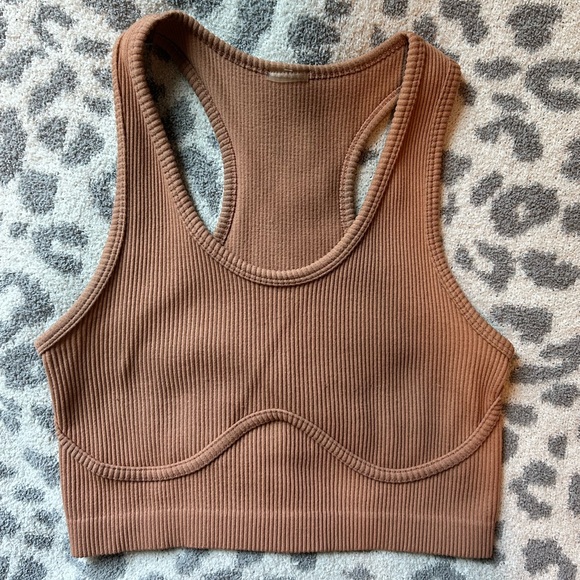 PacSun | Tops | Pacsun Brown Ribbed Tank Top | Poshmark